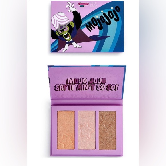 Makeup Revolution | Makeup | Powerpuff Girls Highlighter Palette Mojo ...